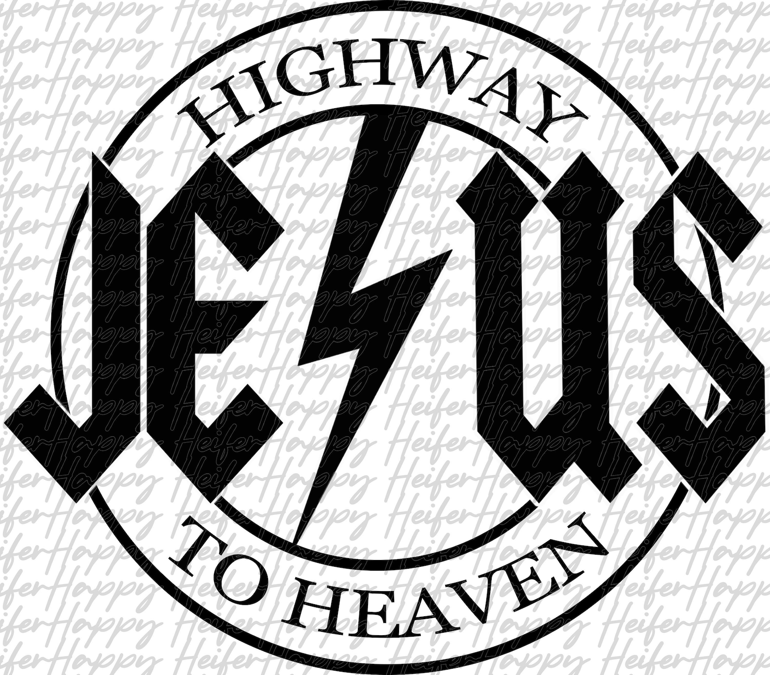 JESUS Highway to Heaven Digital Download Png - Etsy