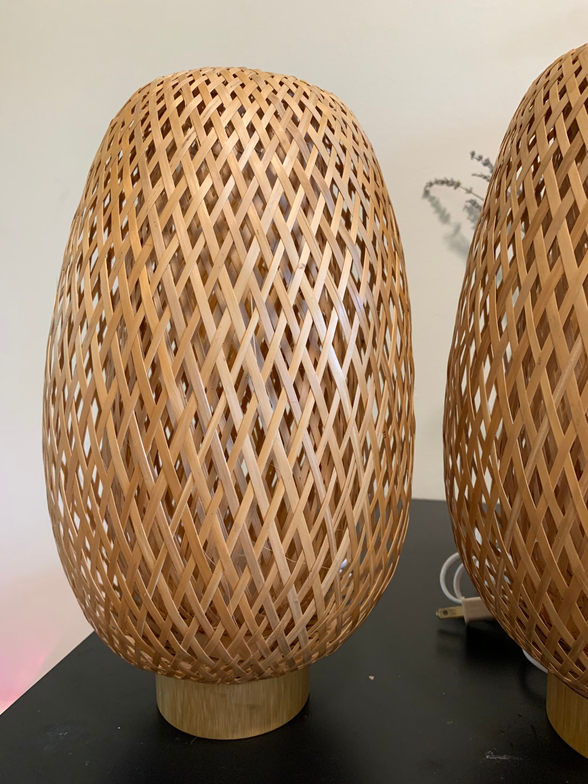 Bamboo table lampBamboo table lightHandmade bamboo | Etsy