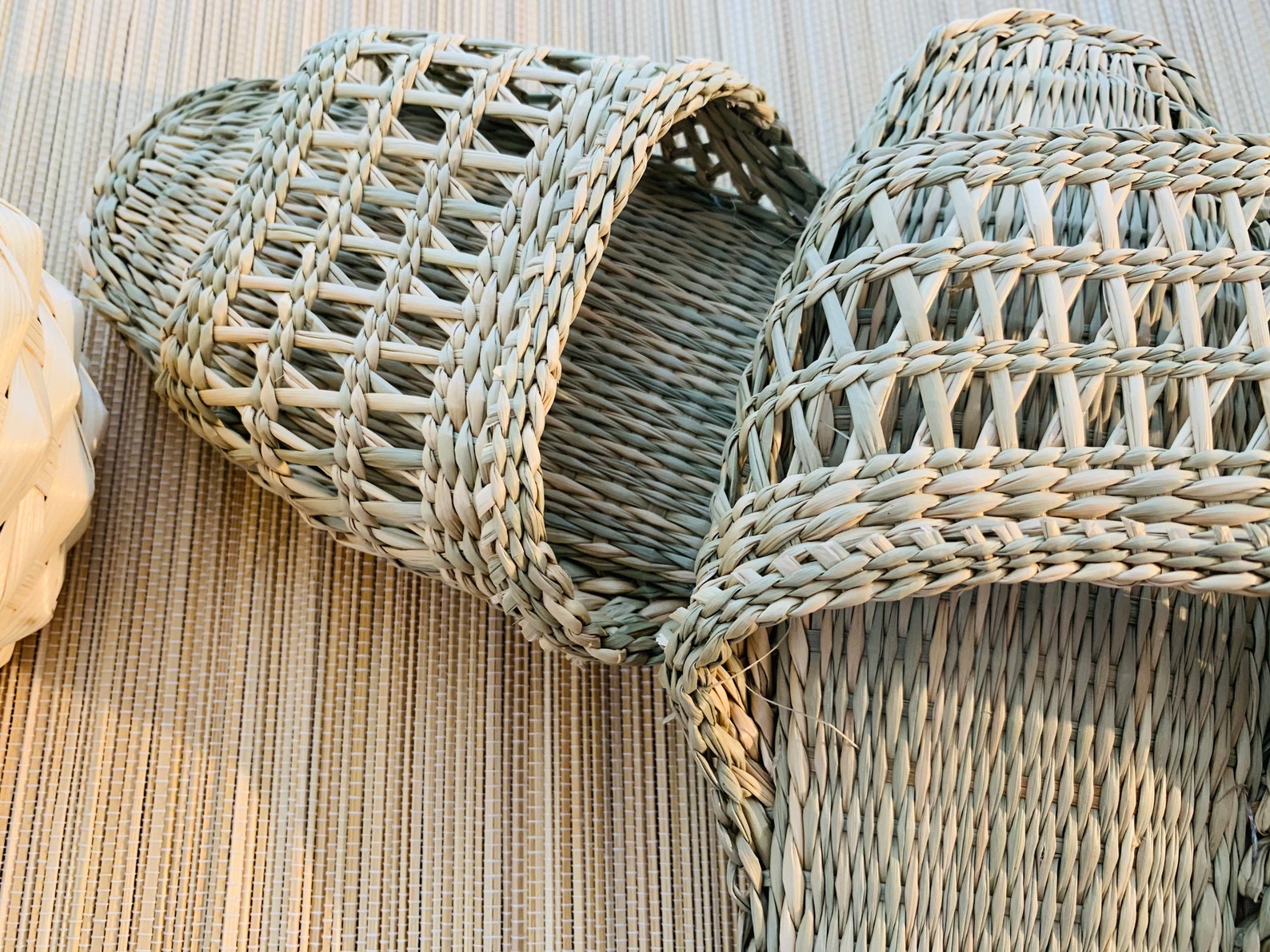 Woven Straw Slippers|natural Straw Slippers, Biodegradable Slippers ...