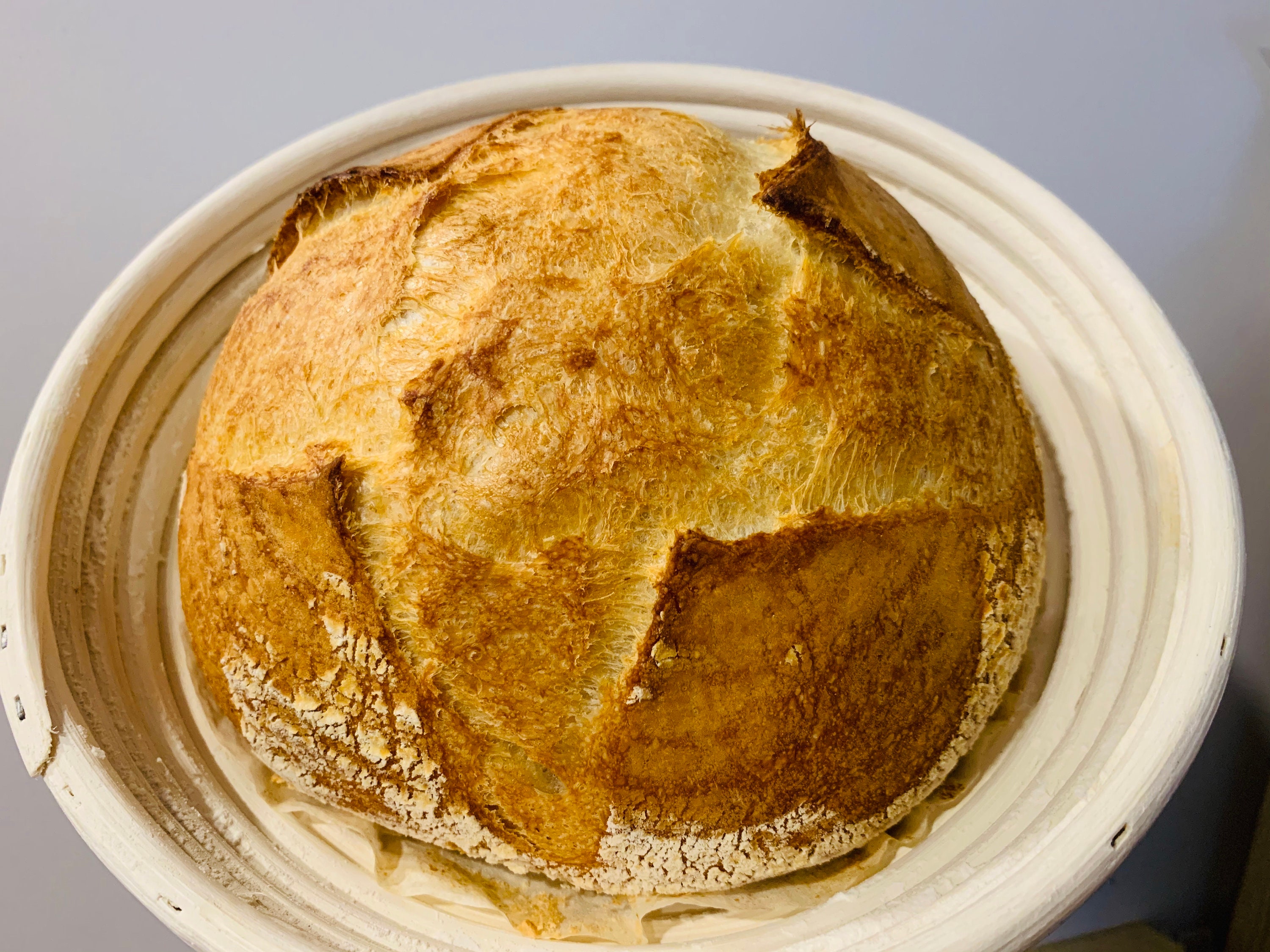 Round Banneton Bread Proofing Basket With Liner - Etsy