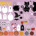 Halloween Clipart Commercial Use SVG PNG EPS Halloween Clipart Bundle ...