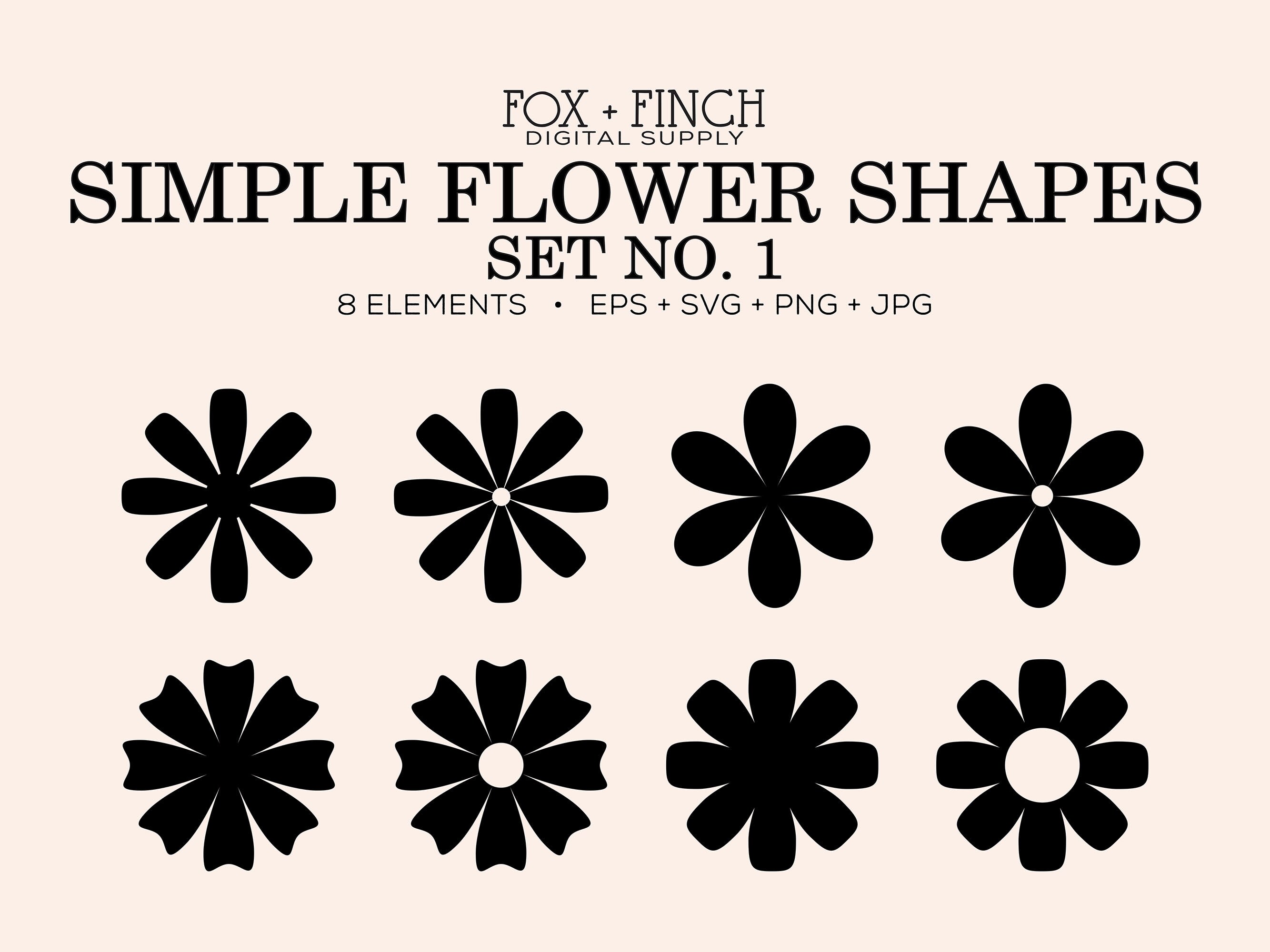 Simple Flower Silhouette Flower Minimalist And Simple Silhouette