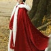 Red Cloak Hanfu Female Winter Ancient Xiuhe Cloak Long Warm and Wool ...
