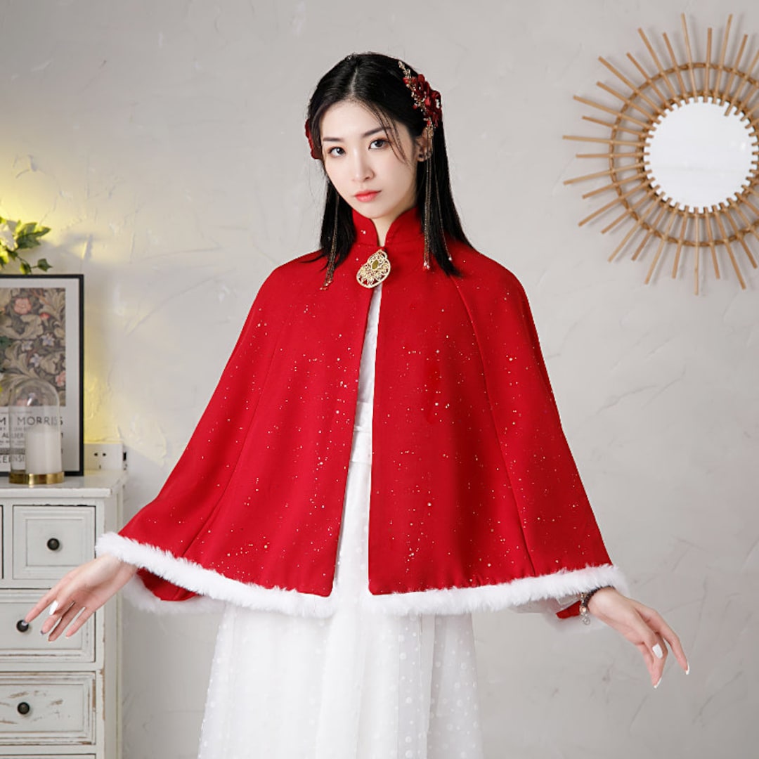 Bright Red Sequined Thick Short Jacket Vest,chinese Traditional Vintage ...