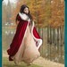 Hanfu Red Cloak Woman Chinese Style New Winter With Thick Velvet Warm ...