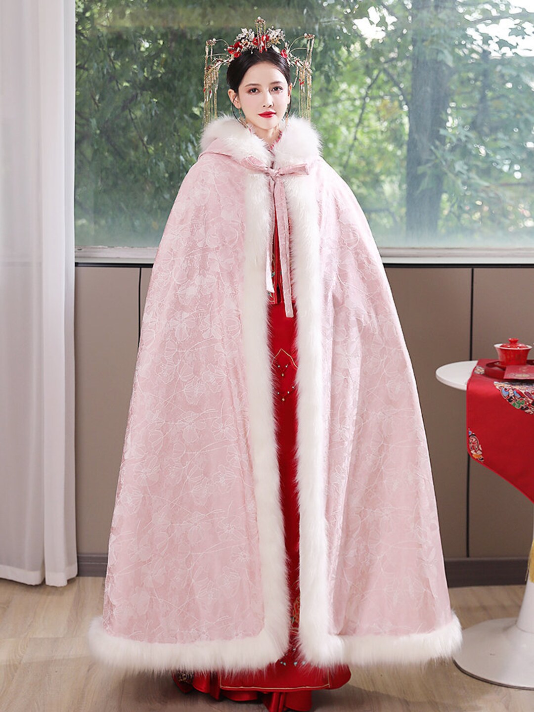 Ancient Hanfu Women's Winter Long Ancient Cape Cape Shawl - Etsy