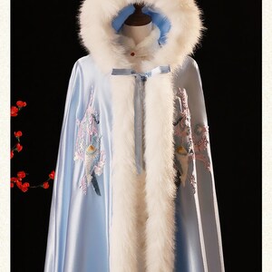 Blue Xiuhe Dress Ancient Dress Hanfu Female Wedding Cloak - Etsy