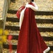 Red Cloak Hanfu Female Winter Ancient Xiuhe Cloak Long Warm and Wool ...