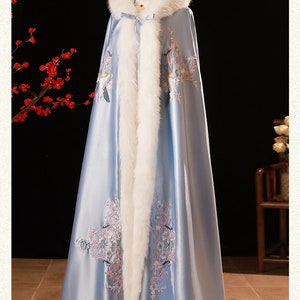 Blue Xiuhe Dress Ancient Dress Hanfu Female Wedding Cloak - Etsy