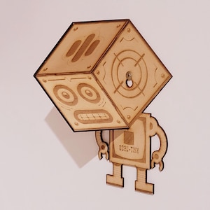 Moving Head Illusion Robot Laser Cut Files Svg Dxf Pdf - Etsy