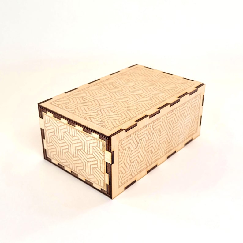 Magic Drawer Box, Lasercut Files SVG DXF PDF, Wooden Production Box ...