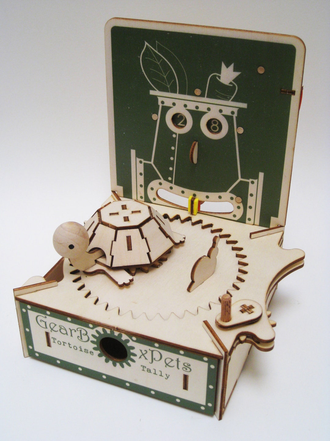 Tortoise Automata Kit - Wooden Mechanical Keepsake Box - Etsy