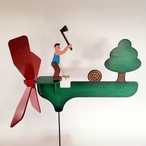 Woodchopper Whirligig Kit - Etsy