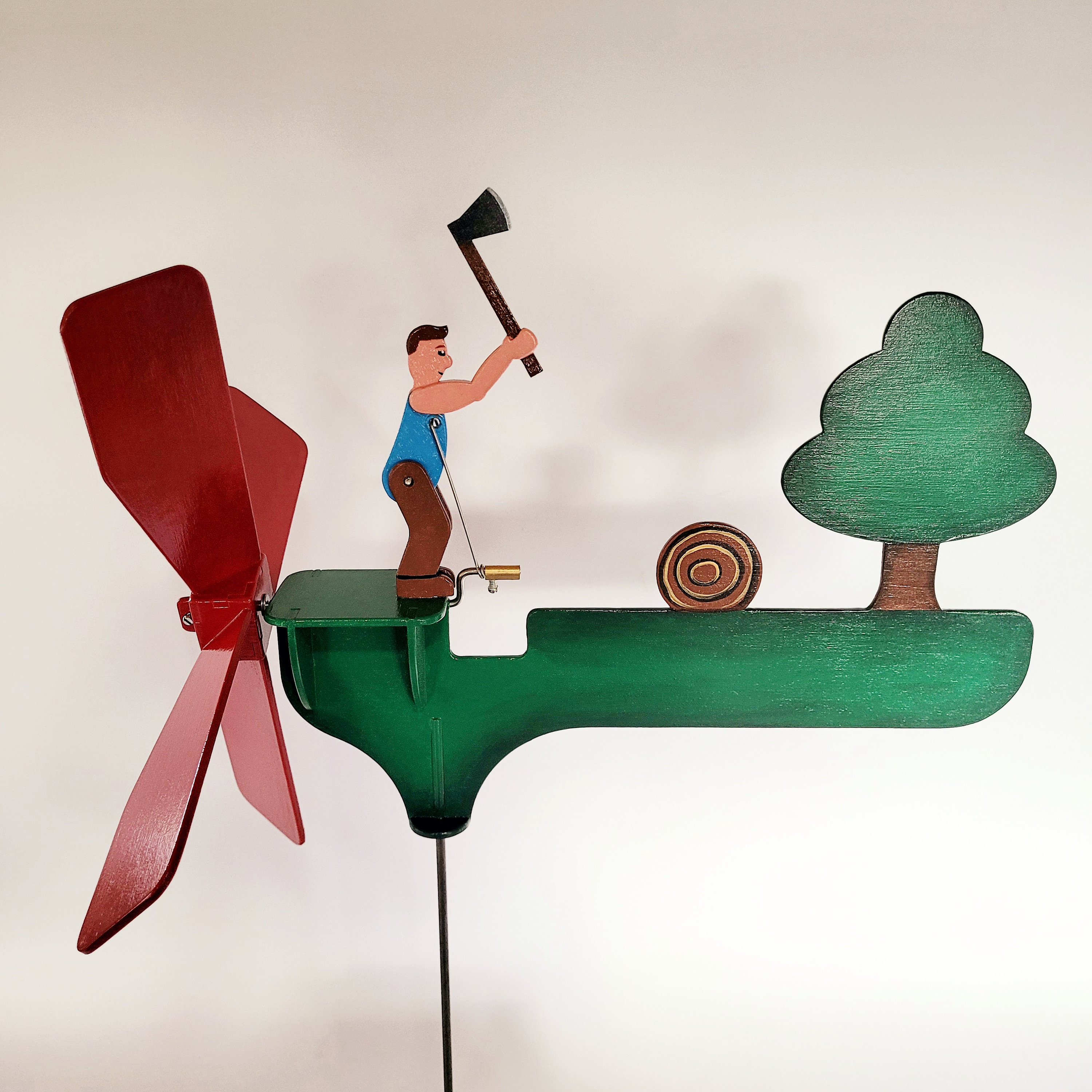 Woodchopper Whirligig Plans SVG DXF PDF Laser Cutting - Etsy