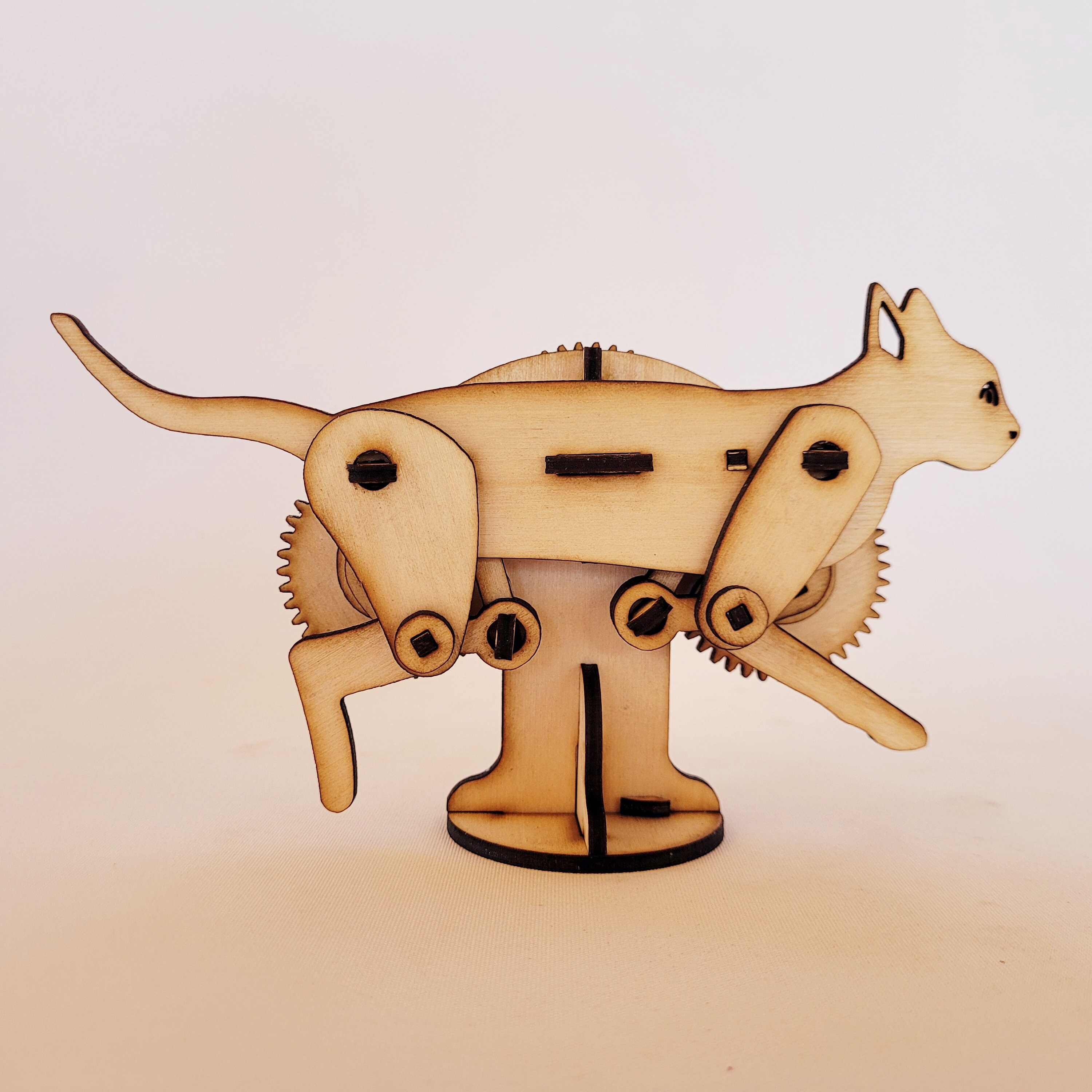 Dog and Cat Running Automata Laser Cutting Plans Svg Dxf - Etsy