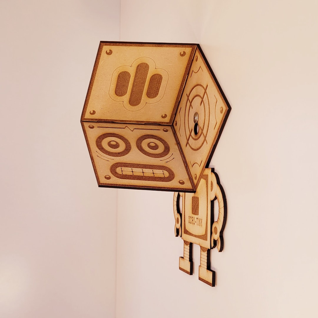 Moving Head Illusion Robot Laser Cut Files Svg Dxf Pdf - Etsy