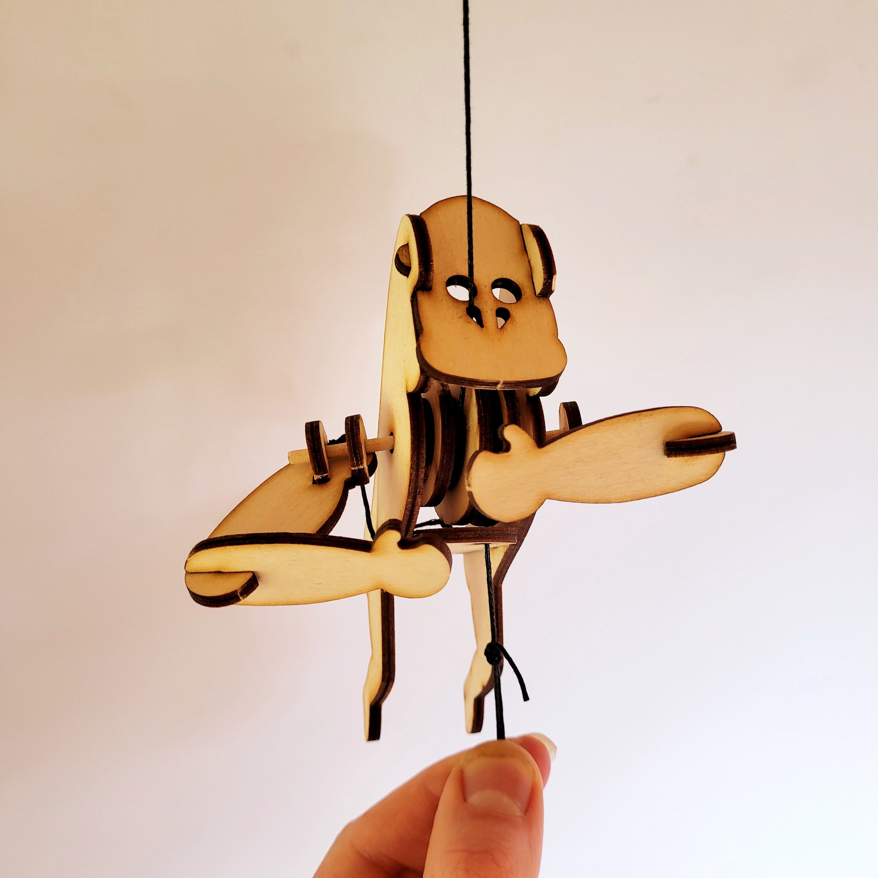 Gorilla Pulley Pet Automata Plans SVG Dxf-laser Cut Mechanical - Etsy UK