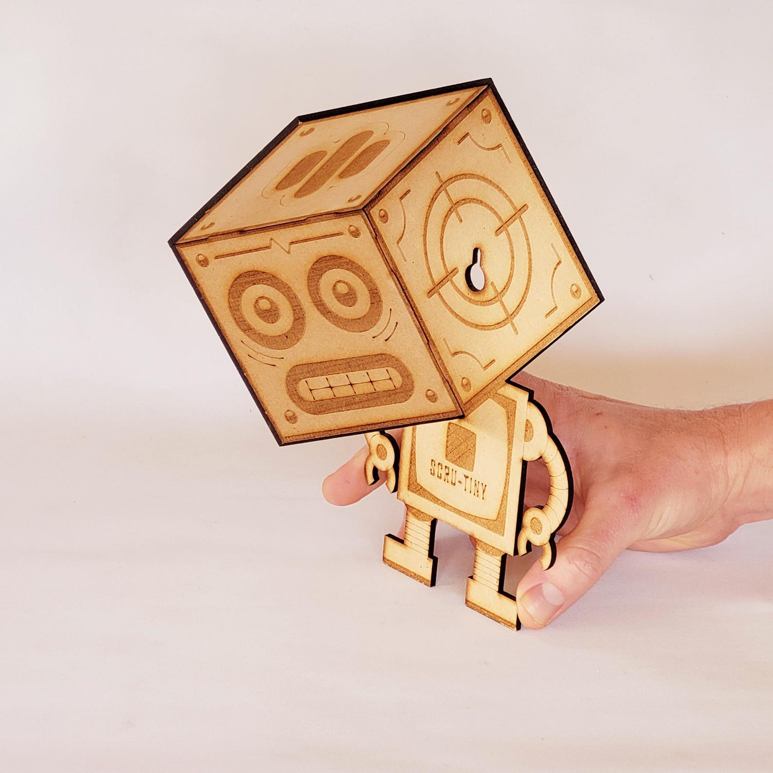 Moving Head Illusion Robot Laser Cut Files Svg Dxf Pdf - Etsy