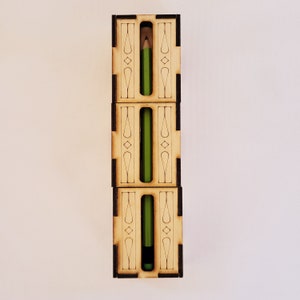 Magic Pencil Box Laser Cutter Plans SVG DXF PDF - Etsy