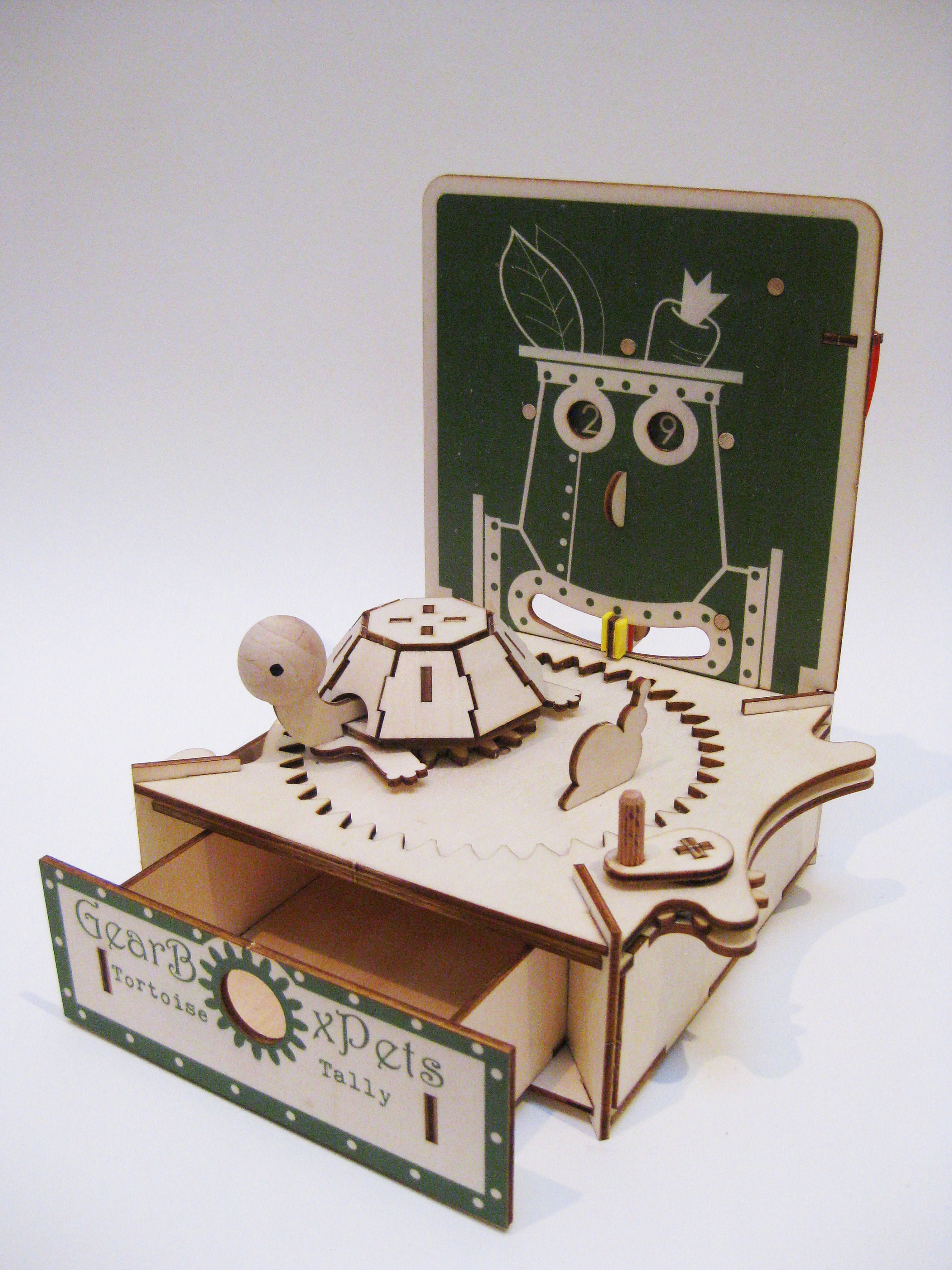 Tortoise Automata Kit Wooden Mechanical Keepsake Box - Etsy