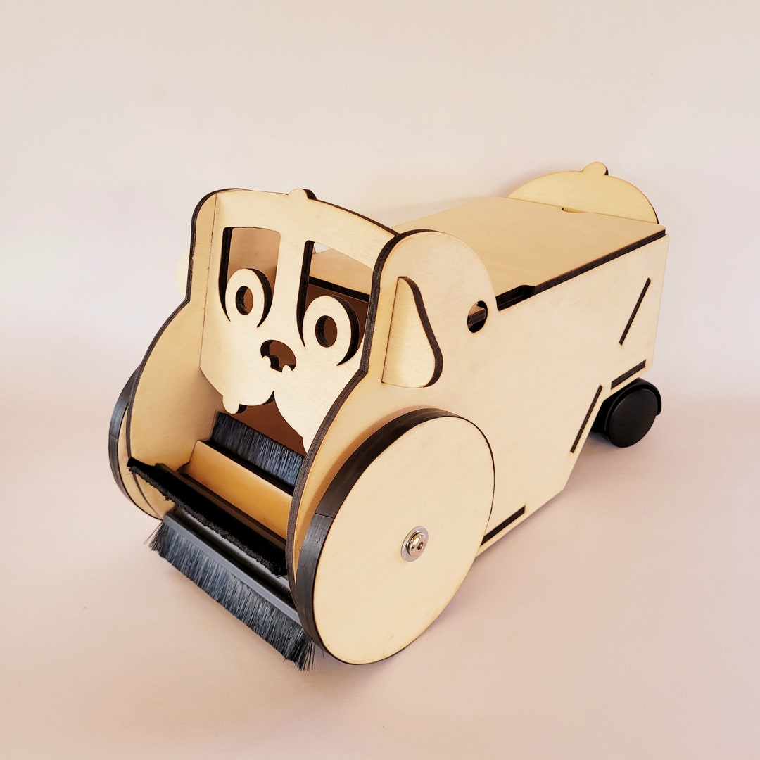 Wooden Ride on Toddler Toy - Dog Floor Sweeper - Etsy