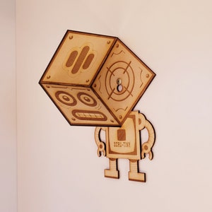 Moving Head Illusion Robot Laser Cut Files Svg Dxf Pdf - Etsy