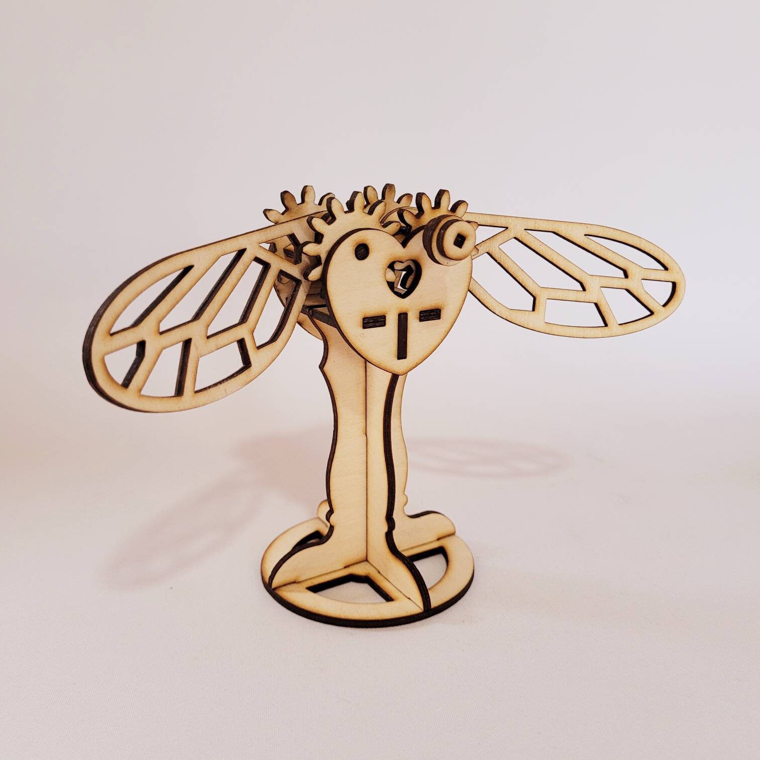 Fluttering Heart Automaton SVG DXF PDF Laser Cutter Files - Etsy