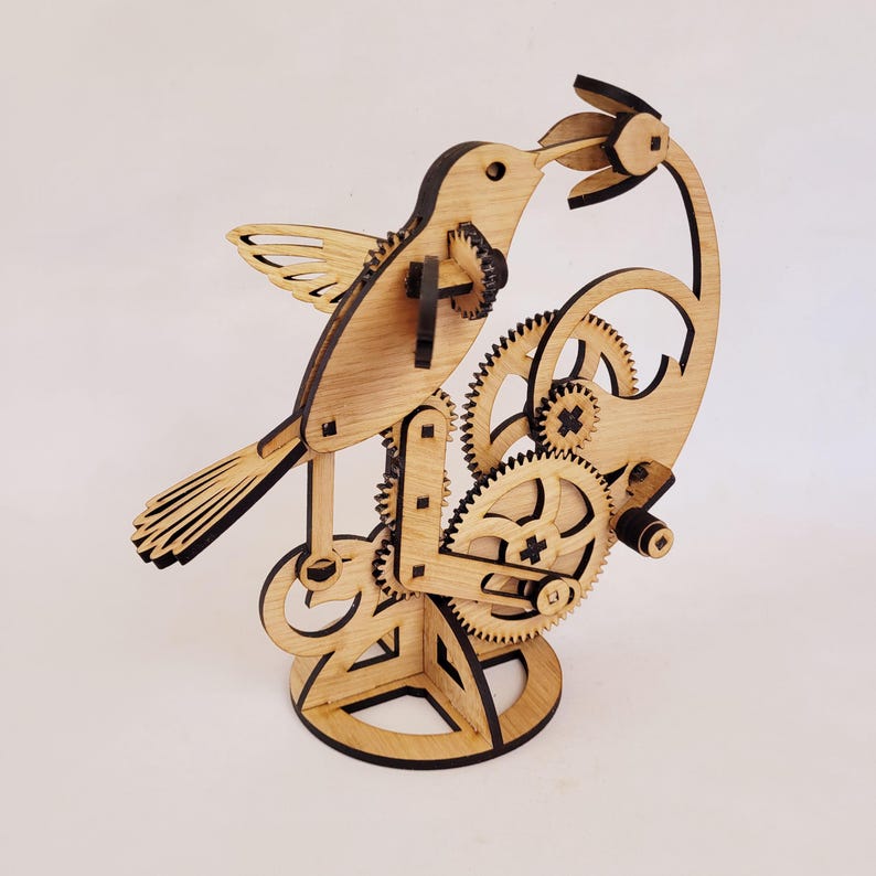 Hummingbird and Flower Automaton Kit Deluxe Version - Etsy