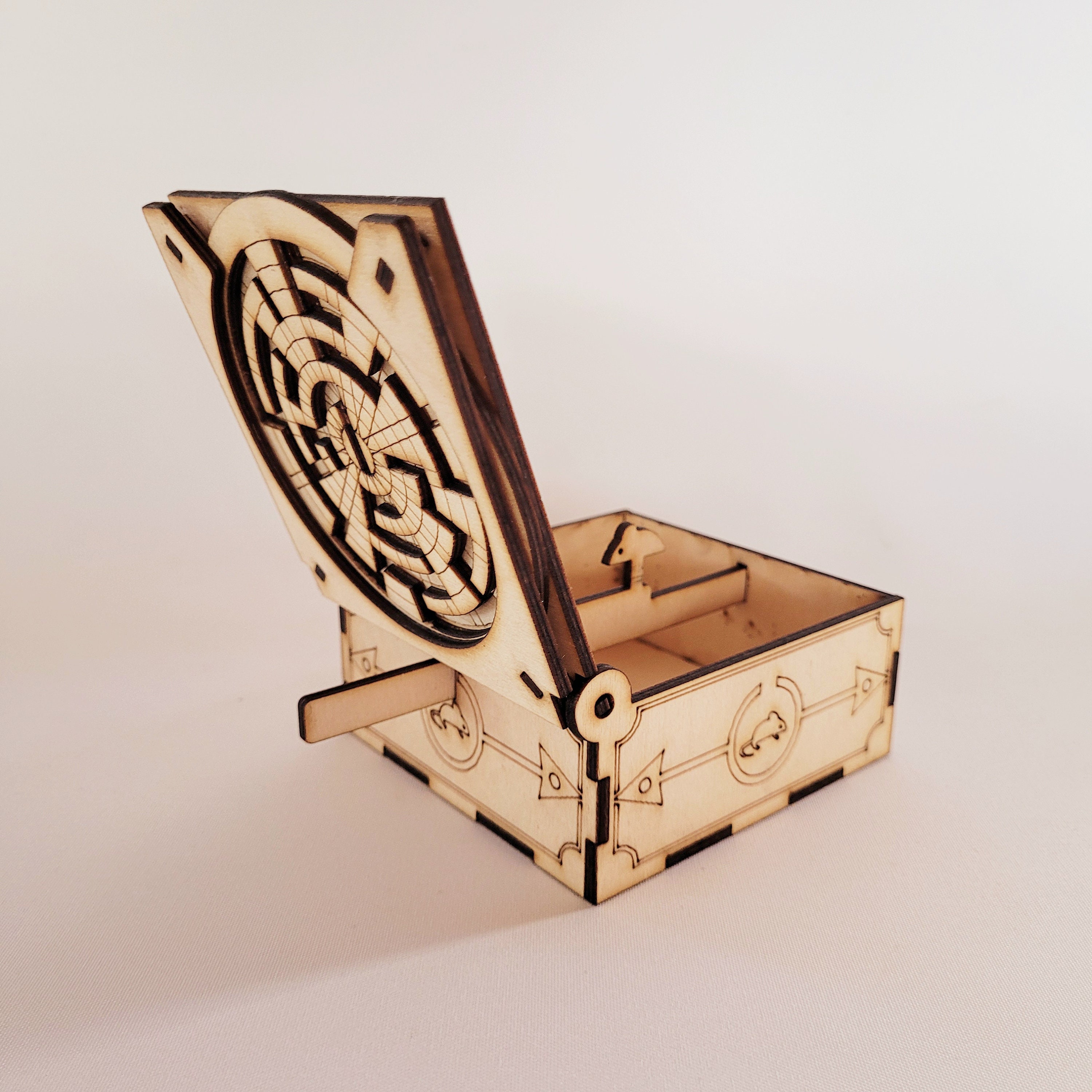 Mouse Maze Puzzle Box, Wooden Mystery Box - Etsy