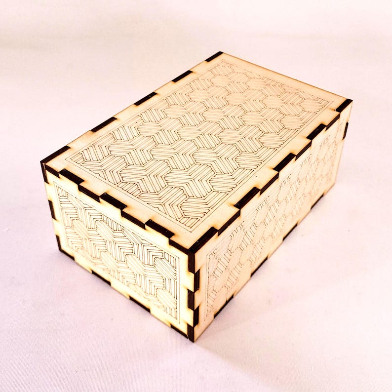 Magic Drawer Box, Lasercut Files SVG DXF PDF, Wooden Production Box ...
