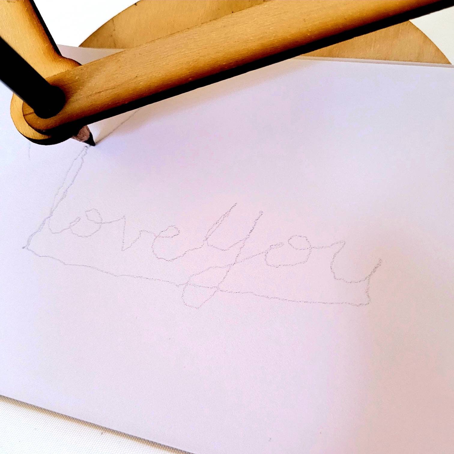 Writing Automaton Plans Scroll Saw/laser Cutter - Lanky Doodler ...