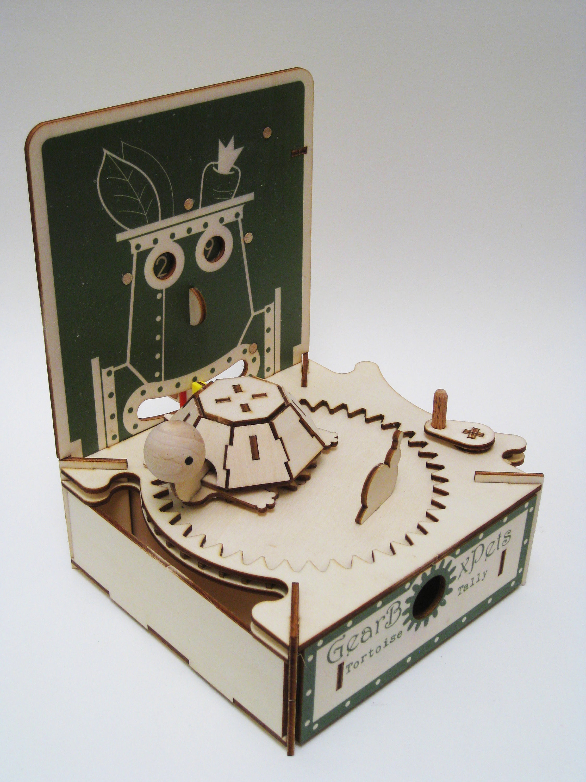 Tortoise Automata Kit Wooden Mechanical Keepsake Box - Etsy