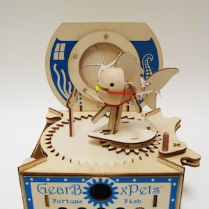 Goldfish Automata Kit - Wooden Mechanical Fish - Etsy