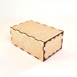 Magic Drawer Box, Lasercut Files SVG DXF PDF, Wooden Production Box ...