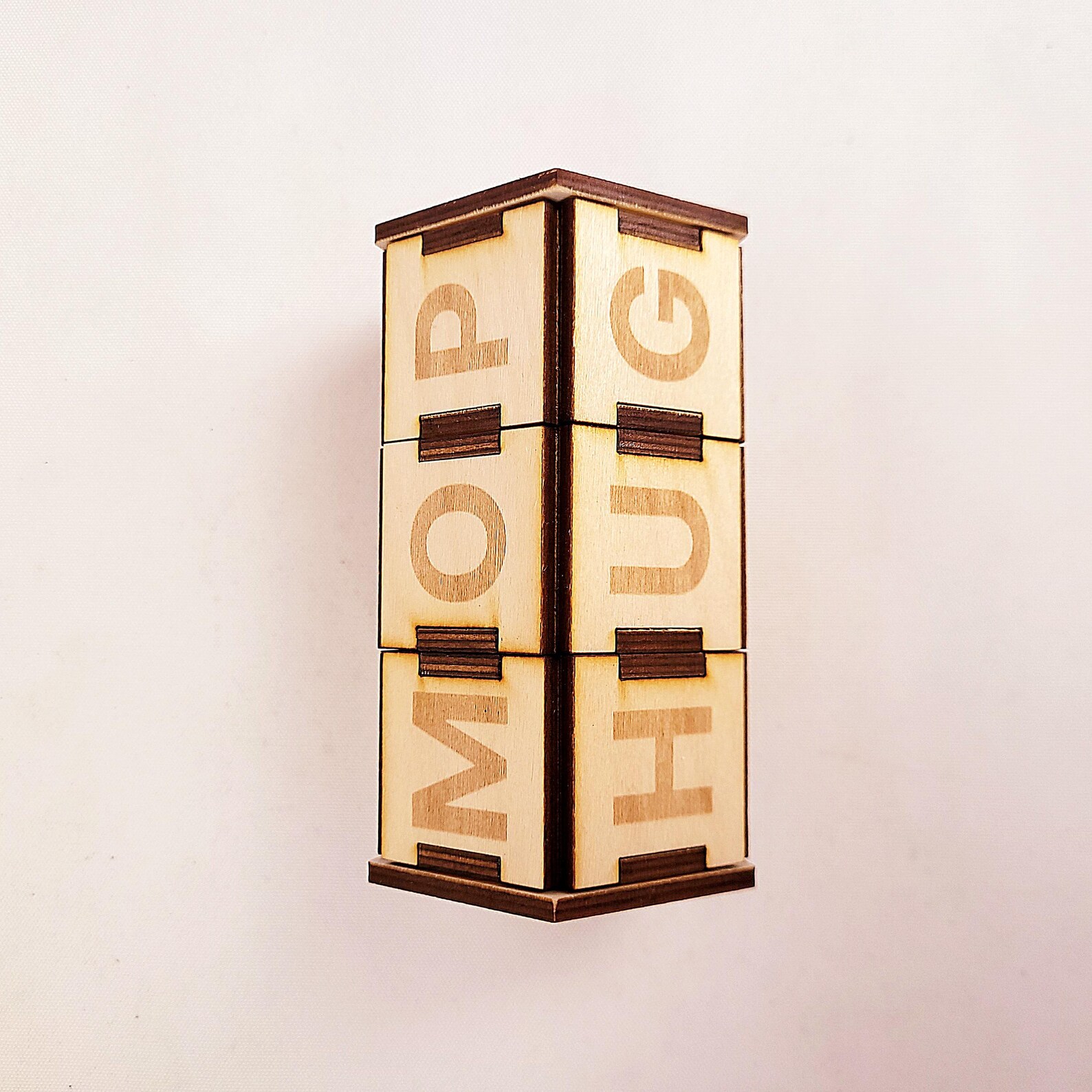Mini Cryptex Puzzle Box Laser Cut Files, SVG DXF PDF, Spell and Spin ...