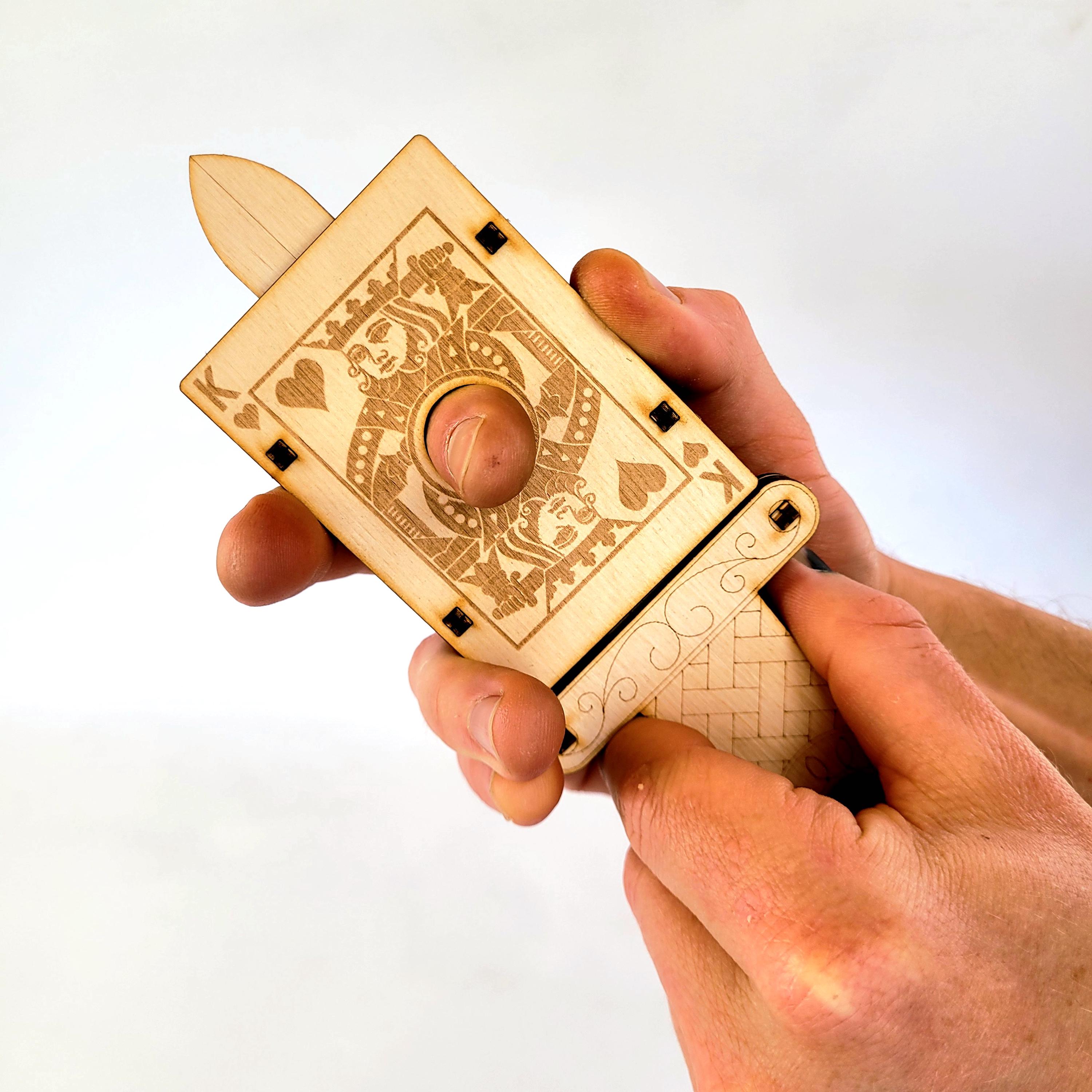 Sword Through Finger Magic Trick: Laser Cut Files (SVG DXF) - Etsy