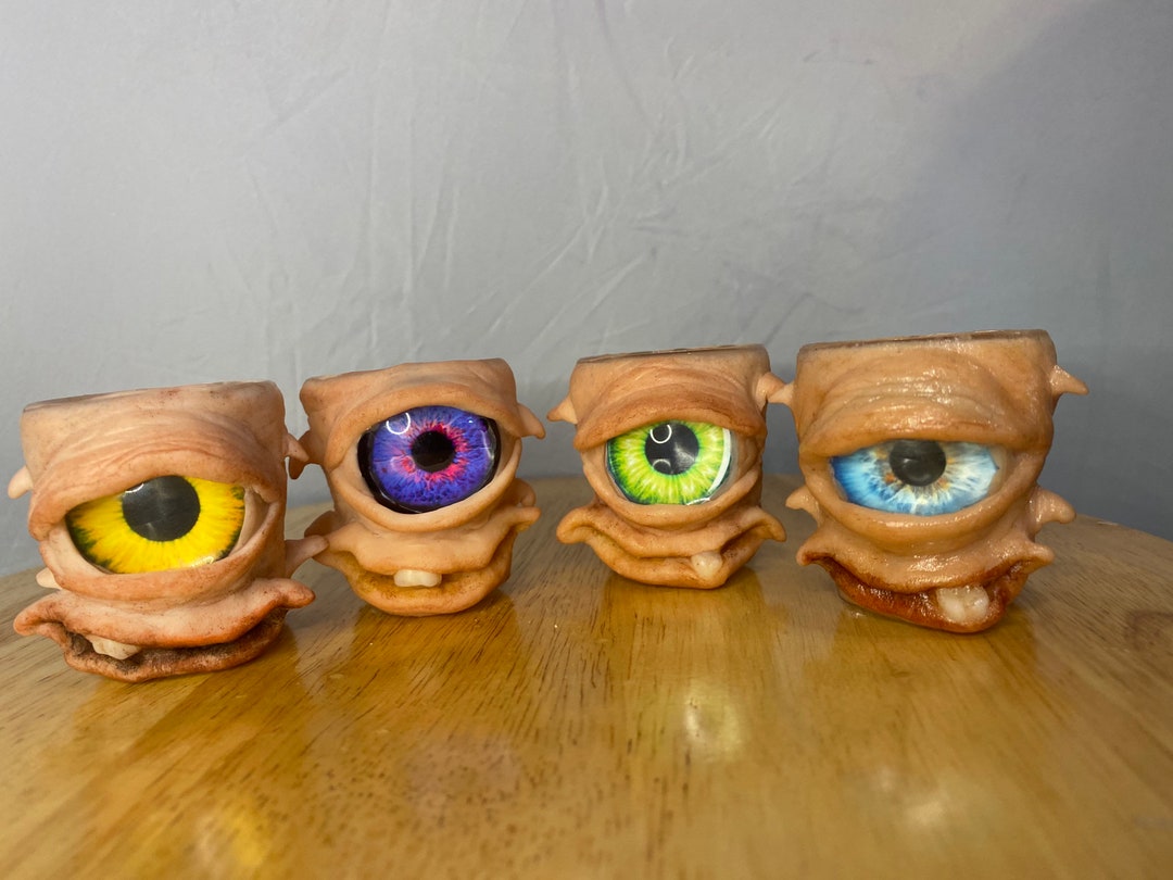 Shot Glass |happy Little Alien Shot Glass Sets|hand-made Funny Gifts ...