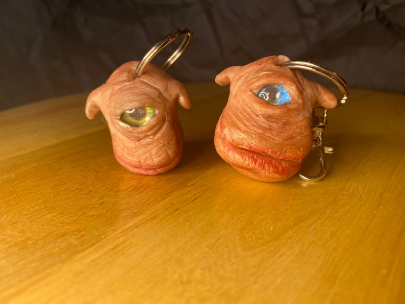 Happy Little Alien Keychain With Bodacious Alien Butts Weird - Etsy