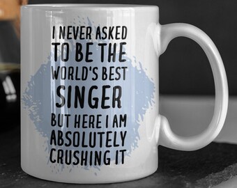Gift for Singer, Singer Gift, Singer Gifts, Singer Mug, Best Singer ...