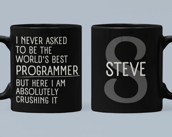 Programmer Gift, Programmer Mug, Best Programmer, Developer Gift, Programmer Cup, Gift for ...