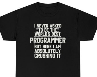 Gift for Programmer T-shirt I Am A Programmer Tee Shirt Funny ...