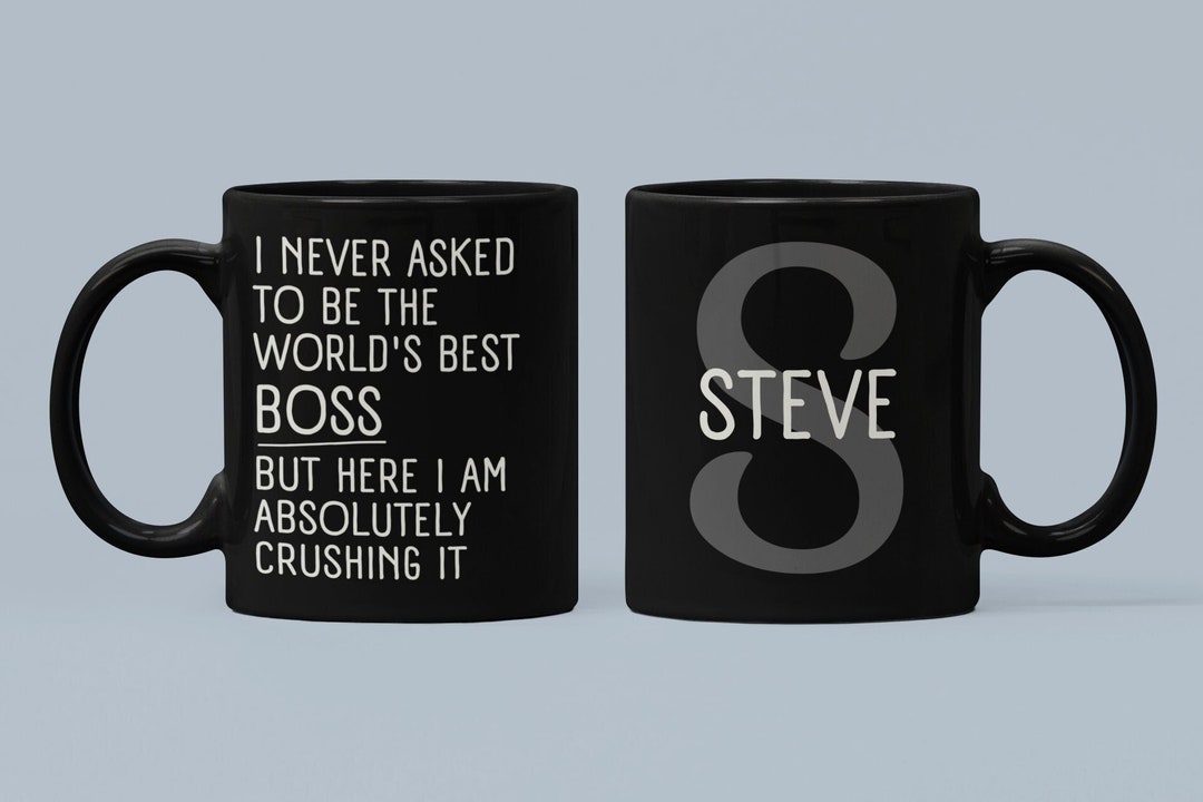 Boss Mug, Personalized Boss Gift, Funny Boss Gift, Boss Coffee Mug ...