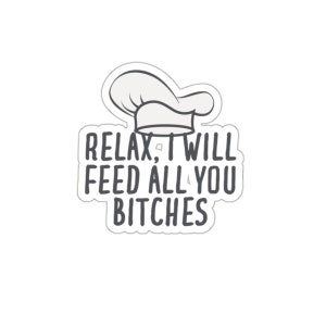 Chef Sticker, Funny Chef Gift, Sticker for Chef, Chef Sticker Gift ...