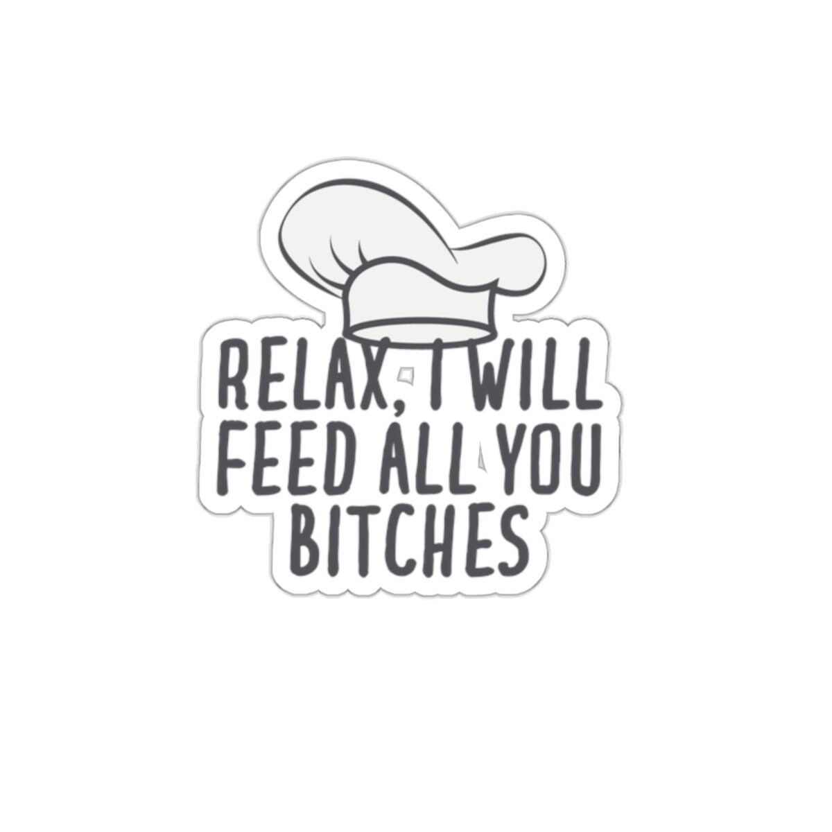 Chef Sticker Funny Chef Gift Sticker for Chef Chef Sticker - Etsy