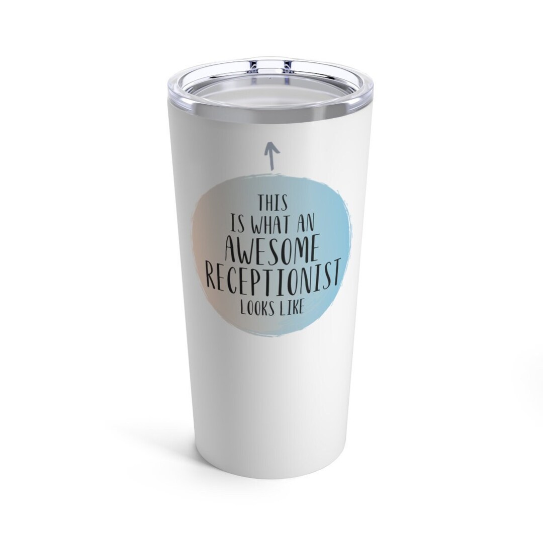 Receptionist Tumbler, Receptionist Gifts, Gift for Receptionist ...