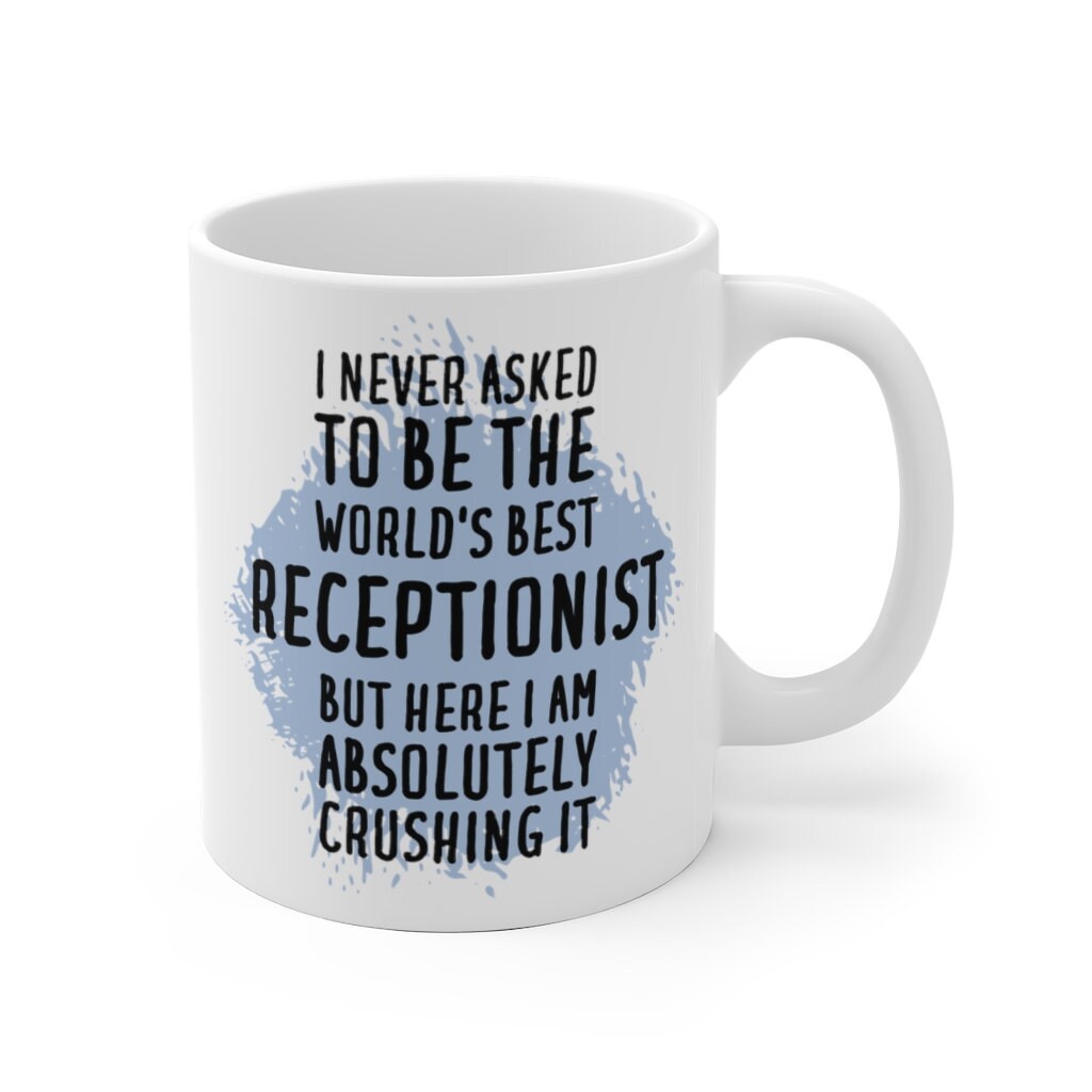 Receptionist Mug, Receptionist Gift, Gift for Receptionist ...
