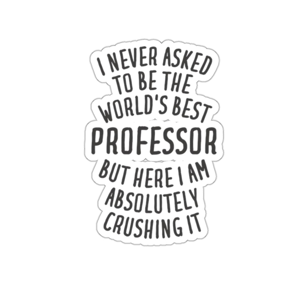 Professor Sticker, Professor Gift, Funny Professor Gift, Sticker for ...