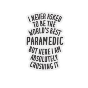 Paramedic Sticker, Paramedic Gift, Funny Paramedic Gift, Sticker for ...