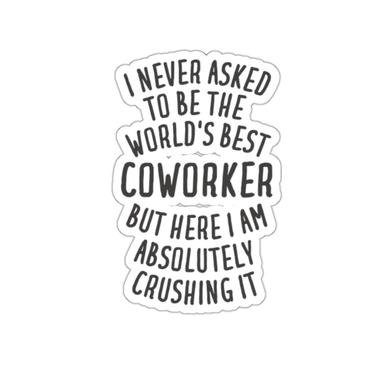 Coworker Sticker, Best Friend Coworker Gift, Sticker for Coworker ...