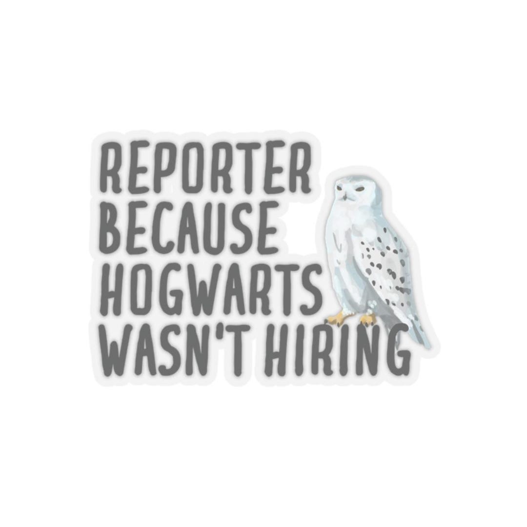 Reporter Sticker, Funny Reporter Gift, Sticker for Reporter, Reporter ...